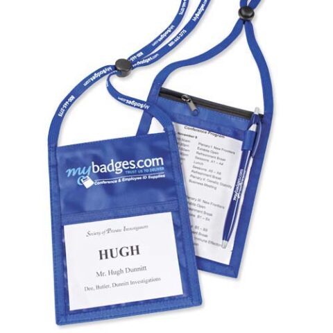Custom Lanyards, Name Badge Holders, Event Badges, Neck Wallets, Badge ...
